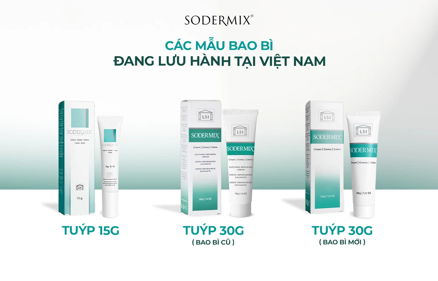 Kem bôi da SODERMIX® - Nhập khẩu nguyên hộp từ Pháp